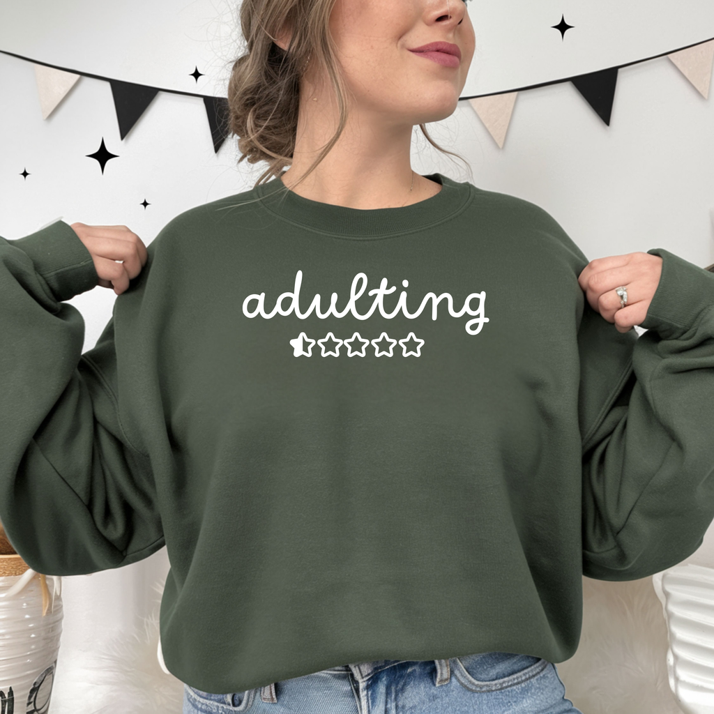 Adulting – Crewneck Sweatshirt – Story of This Life
